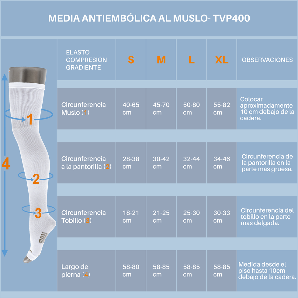 Medias Antiembólicas Antitrombóticas Athlon Socks